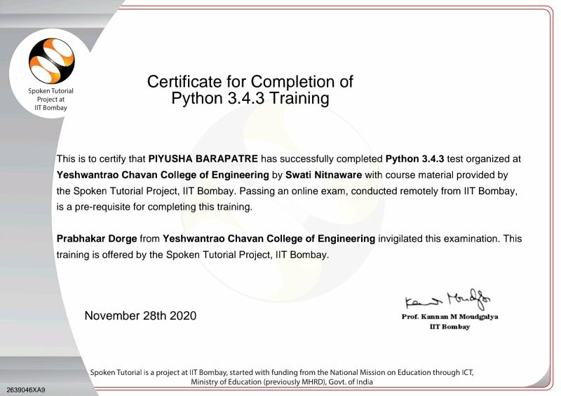 Piyusha Barapatre on LinkedIn: #python #pythonprogramming #python3 # ... Piyusha Barapatre on LinkedIn: #python #pythonprogramming #python3 # ...