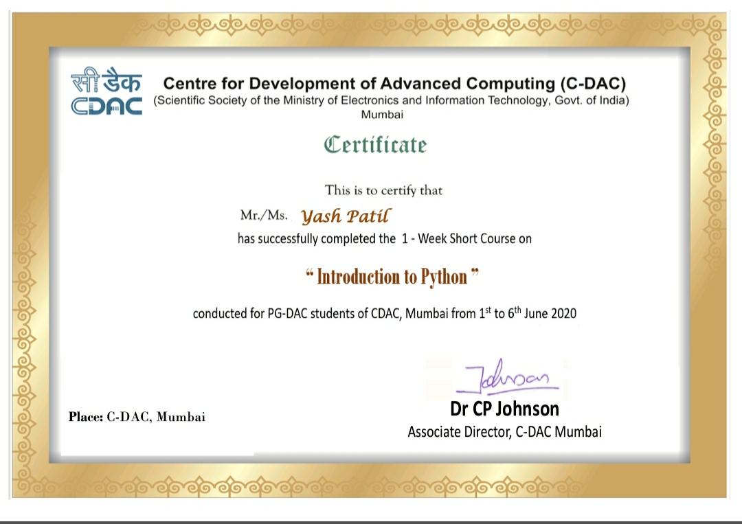 Yash Patil posted on LinkedIn Yash Patil posted on LinkedIn