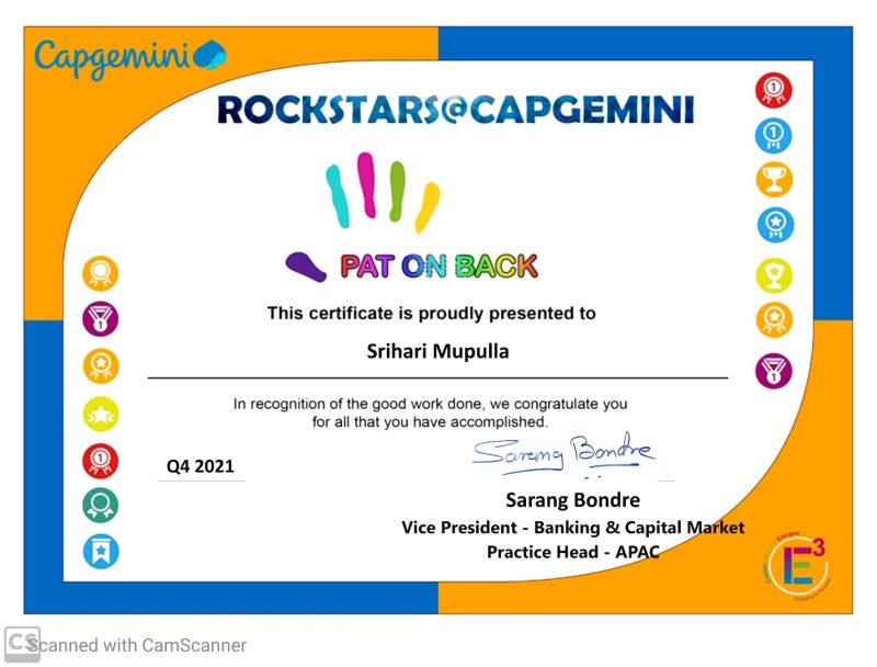Srihari Muppalla on LinkedIn: #capgemini Srihari Muppalla on LinkedIn: #capgemini