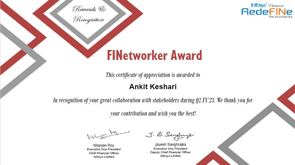 Ankit Keshari on LinkedIn: #award #recognition #professionaldevelopment ... Ankit Keshari on LinkedIn: #award #recognition #professionaldevelopment ...