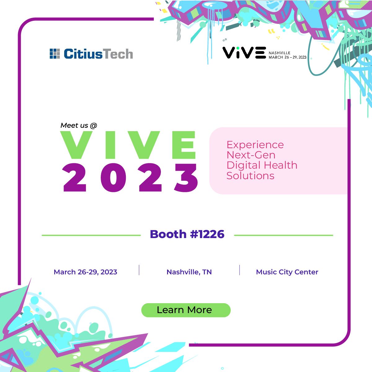 CitiusTech on LinkedIn: VIVE 2023 CitiusTech on LinkedIn: VIVE 2023