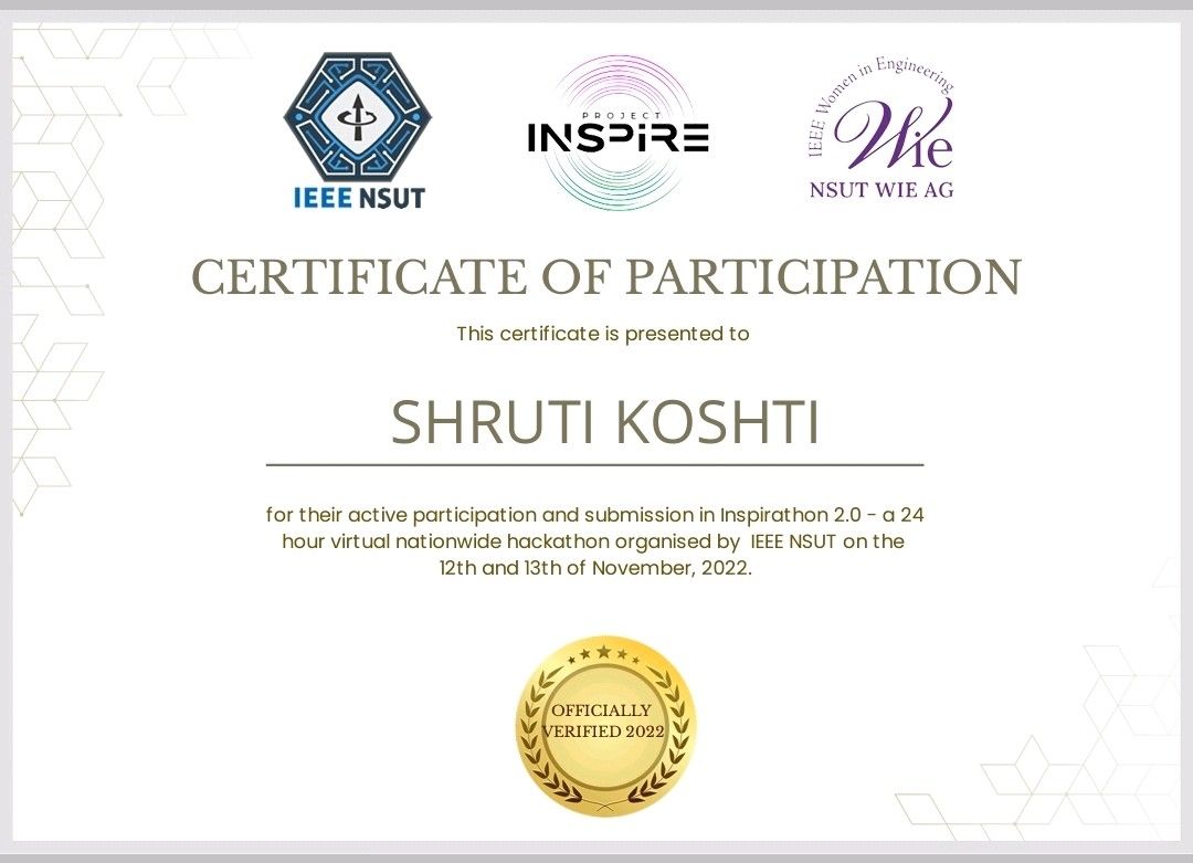 Shruti Koshti on LinkedIn: #coding #hackathon Shruti Koshti on LinkedIn: #coding #hackathon