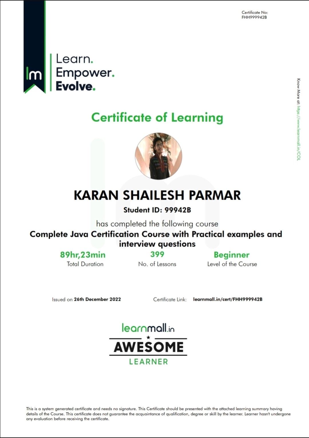 Karan Parmar on LinkedIn: #java #programming #language #learning Karan Parmar on LinkedIn: #java #programming #language #learning
