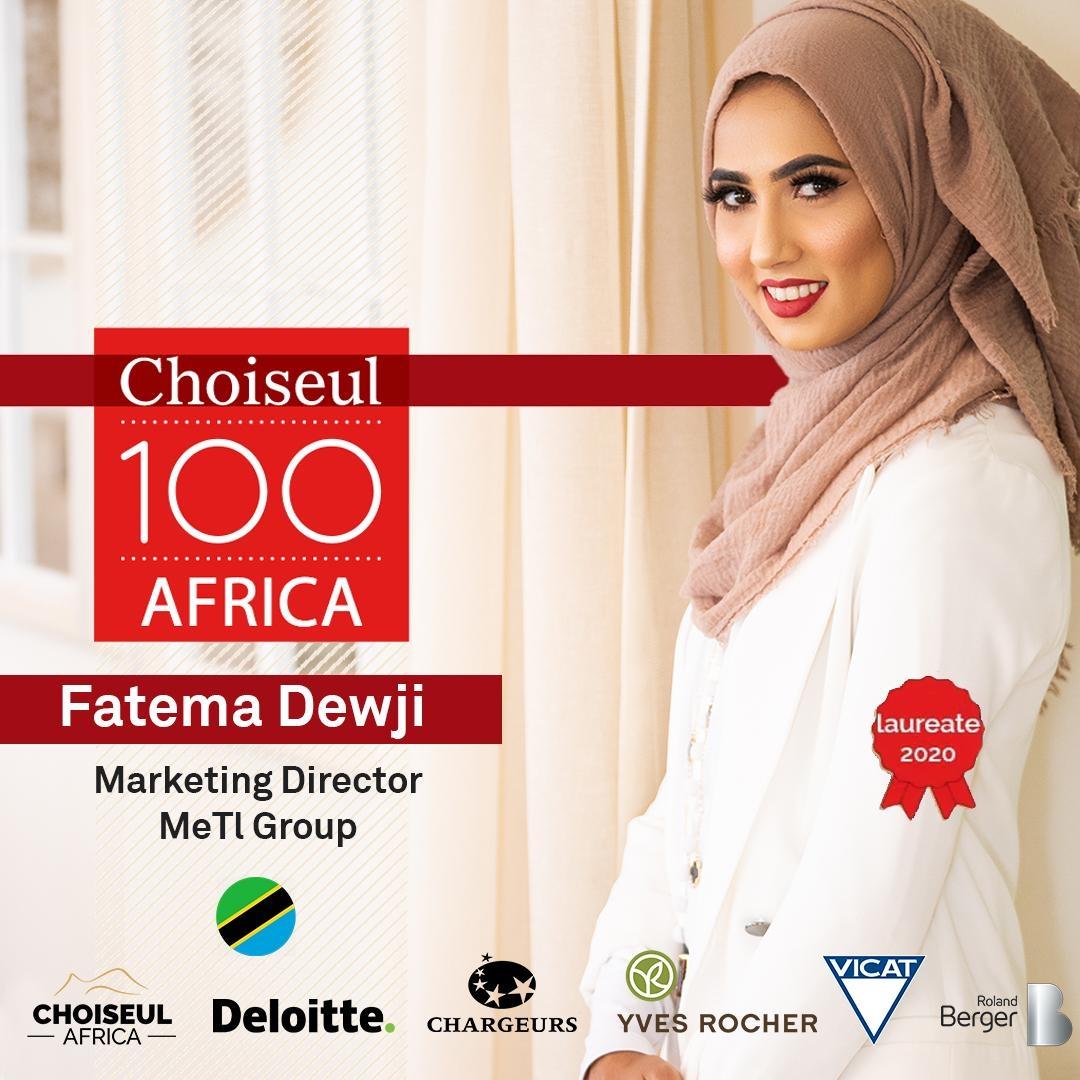 Fatema Dewji on LinkedIn: Blessed to be selected by Choiseul 100, which ... Fatema Dewji on LinkedIn: Blessed to be selected by Choiseul 100, which ...