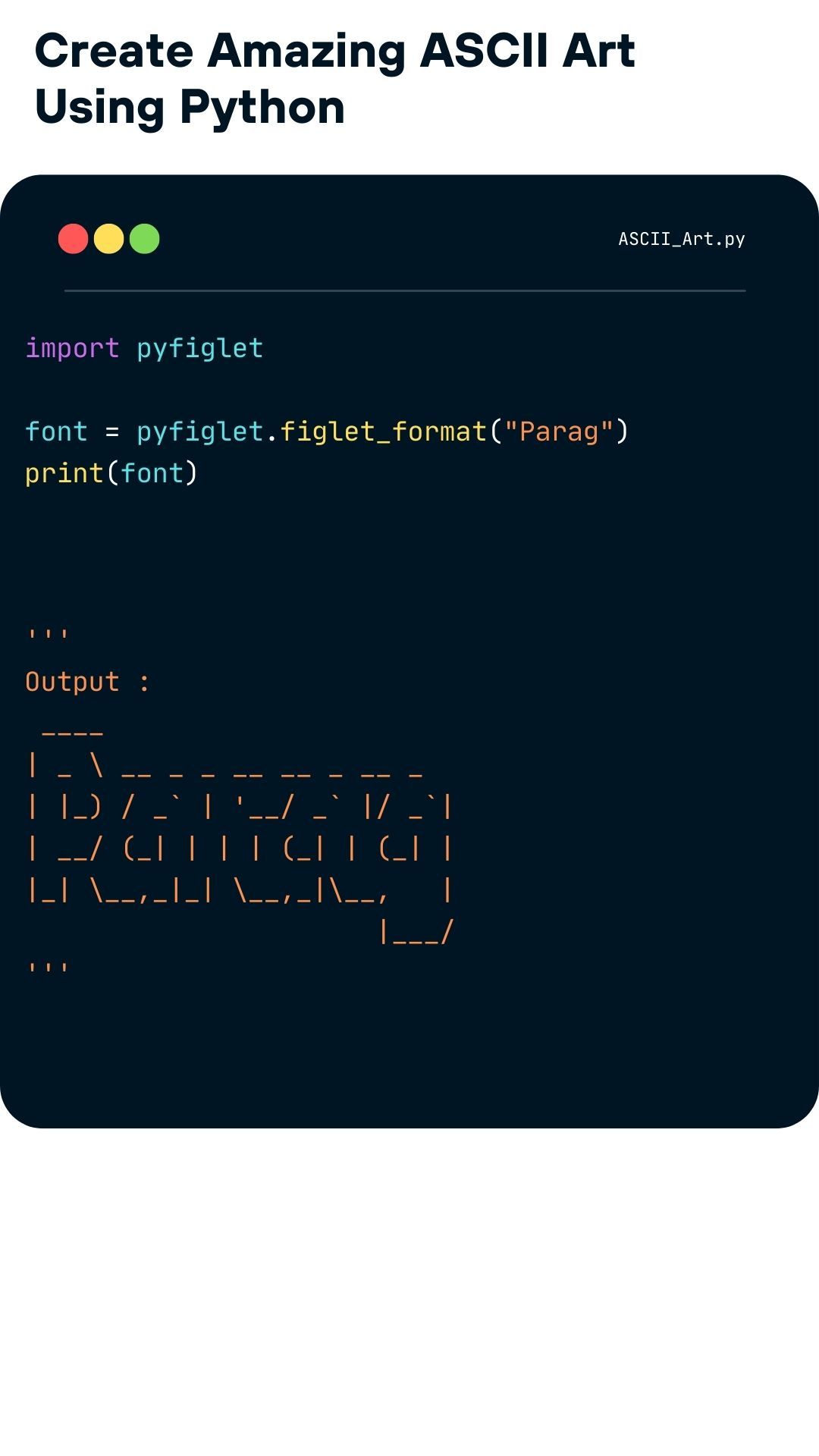 Parag Agrawal on LinkedIn: #python #art #ascii #pythonprogramming # ... Parag Agrawal on LinkedIn: #python #art #ascii #pythonprogramming # ...