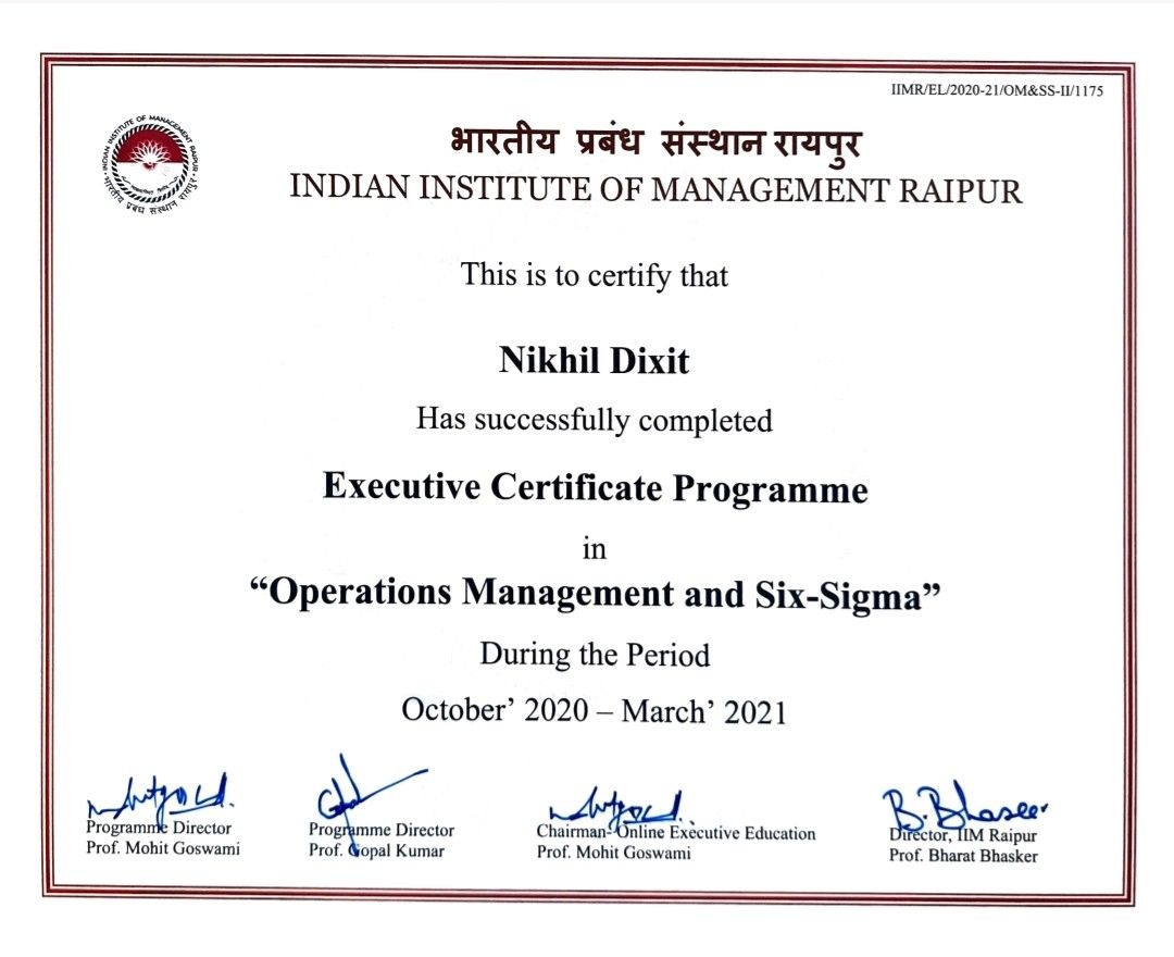 Nikhil Dixit posted on LinkedIn Nikhil Dixit posted on LinkedIn