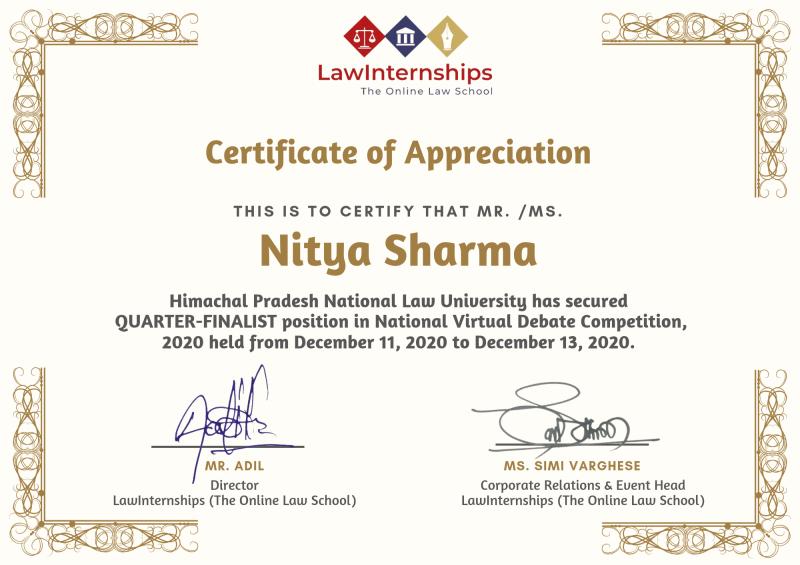 Nitya Sharma on LinkedIn: Dear Connections, I am happy to share that I ... Nitya Sharma on LinkedIn: Dear Connections, I am happy to share that I ...