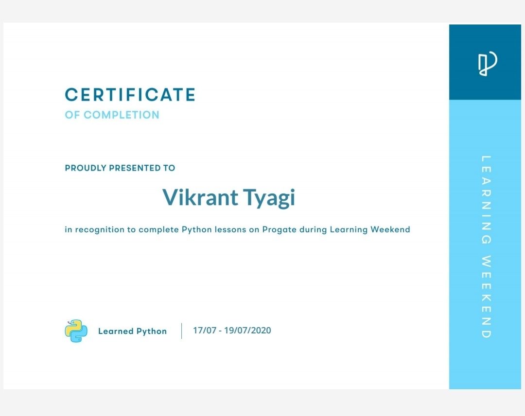 Vikrant Tyagi on LinkedIn: #pythonprogramming Vikrant Tyagi on LinkedIn: #pythonprogramming