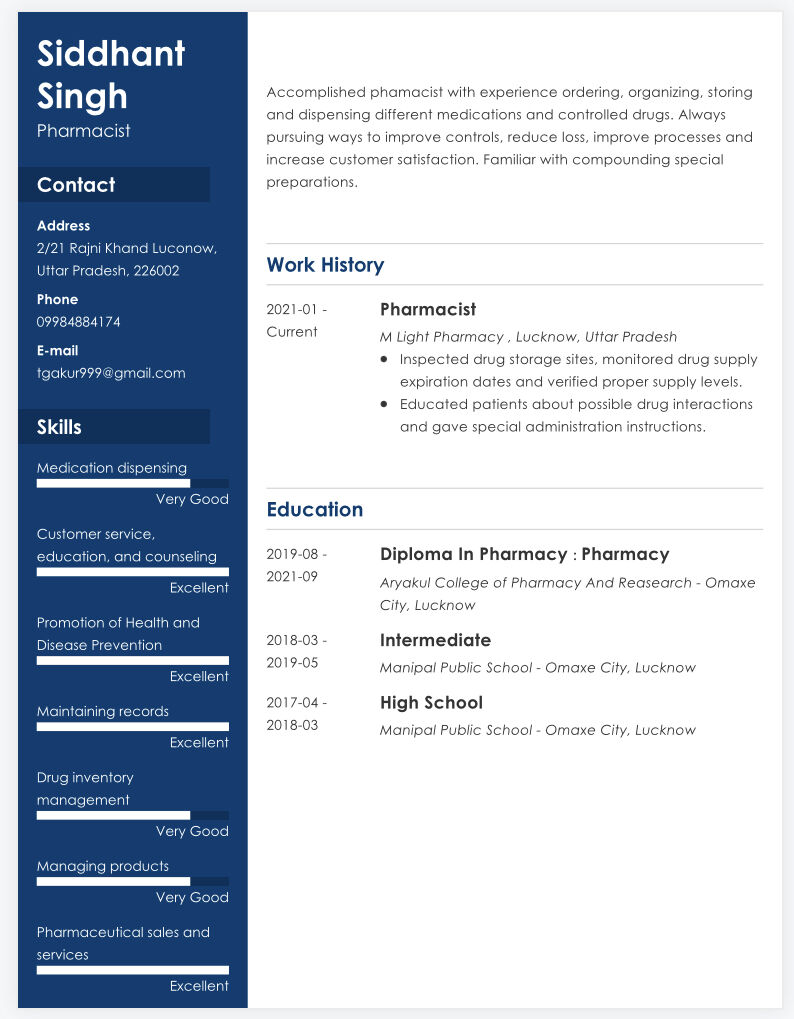 Siddhant Singh on LinkedIn: #cipla #drreddys #iqvia #pharmacist # ... Siddhant Singh on LinkedIn: #cipla #drreddys #iqvia #pharmacist # ...