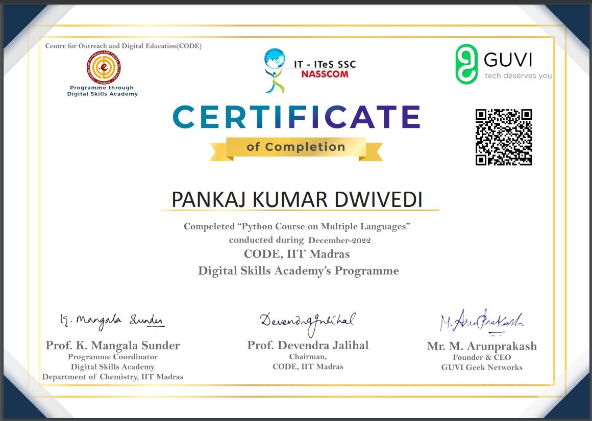 Pankaj Dwivedi on LinkedIn: #pythonprogramming #pythonprojects # ... Pankaj Dwivedi on LinkedIn: #pythonprogramming #pythonprojects # ...