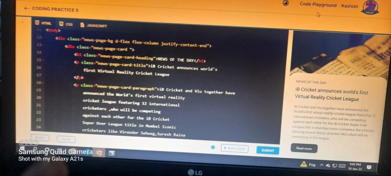 Kashish Mahajan on LinkedIn: #day30 #nxtwave #ccbp #ccbpian #coder # ... Kashish Mahajan on LinkedIn: #day30 #nxtwave #ccbp #ccbpian #coder # ...