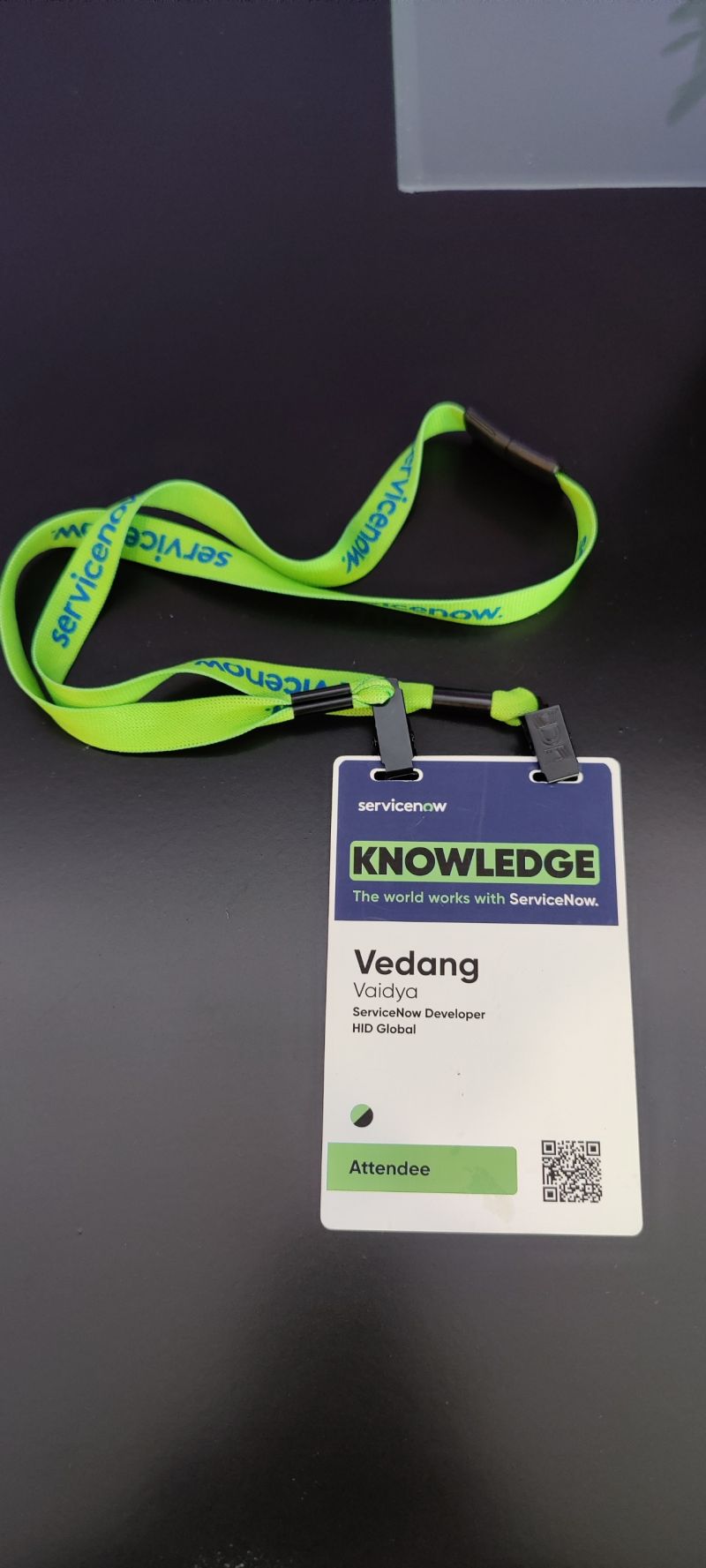 Vedang Vaidya on LinkedIn: #servicenow #knowledge22 Vedang Vaidya on LinkedIn: #servicenow #knowledge22