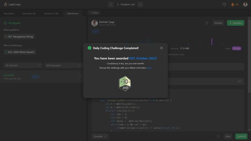 Sarthak Tyagi on LinkedIn: #coding #leetcode #competitiveprogramming Sarthak Tyagi on LinkedIn: #coding #leetcode #competitiveprogramming