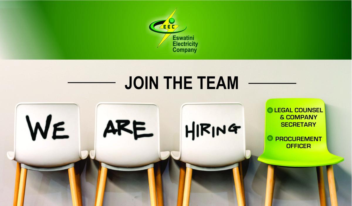 Eswatini Electricity Company on LinkedIn: #recruitment #vacancies #careers Eswatini Electricity Company on LinkedIn: #recruitment #vacancies #careers