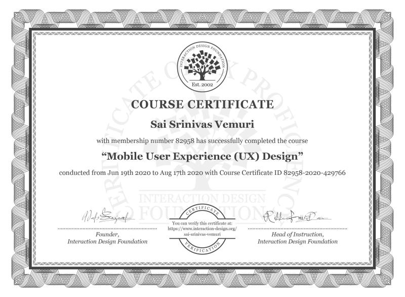 Sai Srinivas Vemuri on LinkedIn: #interactiondesignfoundation # ... Sai Srinivas Vemuri on LinkedIn: #interactiondesignfoundation # ...
