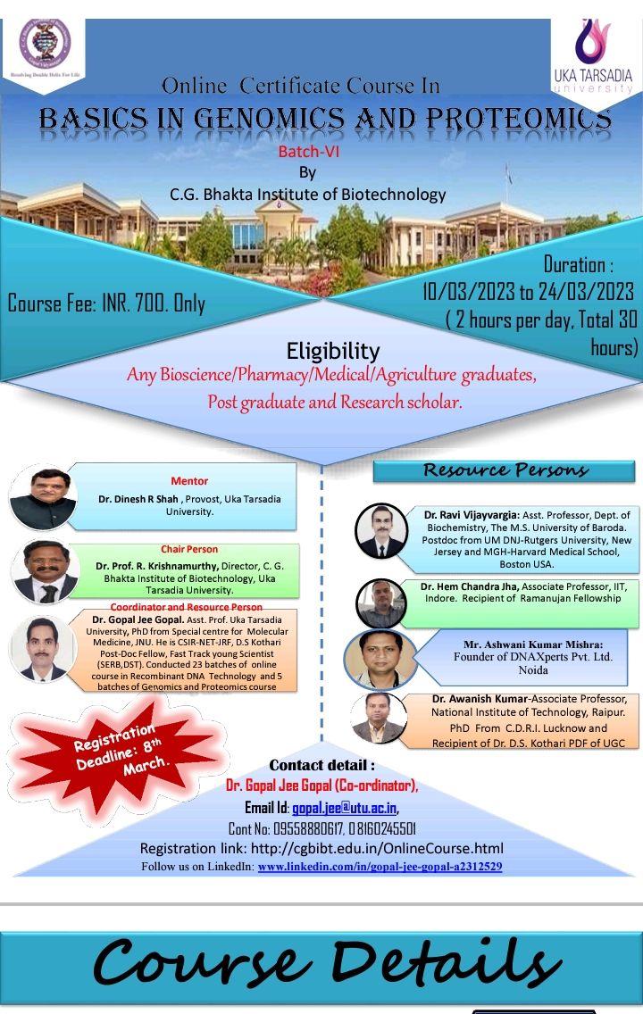 Gopal Jee Gopal on LinkedIn: Going to conduct 6th batch of online ... Gopal Jee Gopal on LinkedIn: Going to conduct 6th batch of online ...