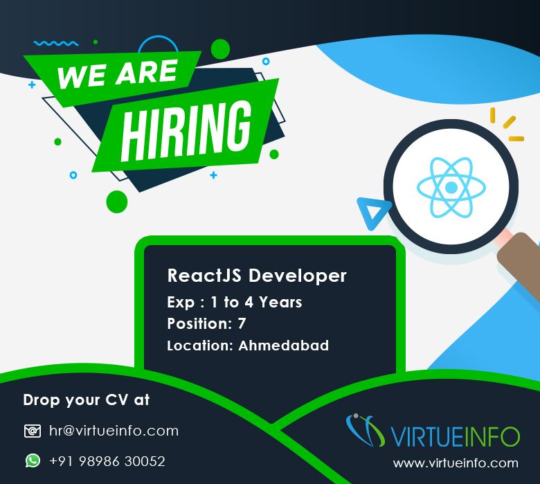 Rashmi Upadhyay on LinkedIn: #virtueinfo #reactjsdeveloper #reactjs # ... Rashmi Upadhyay on LinkedIn: #virtueinfo #reactjsdeveloper #reactjs # ...