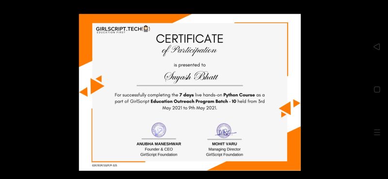 Suyash Bhatt on LinkedIn: #pythonprogramming #pythonlearning Suyash Bhatt on LinkedIn: #pythonprogramming #pythonlearning