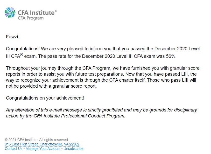 Fawzi Hyder, PhD, CFA, CAIA on LinkedIn: #cfa #cfaexam #cfaprogram # ... Fawzi Hyder, PhD, CFA, CAIA on LinkedIn: #cfa #cfaexam #cfaprogram # ...