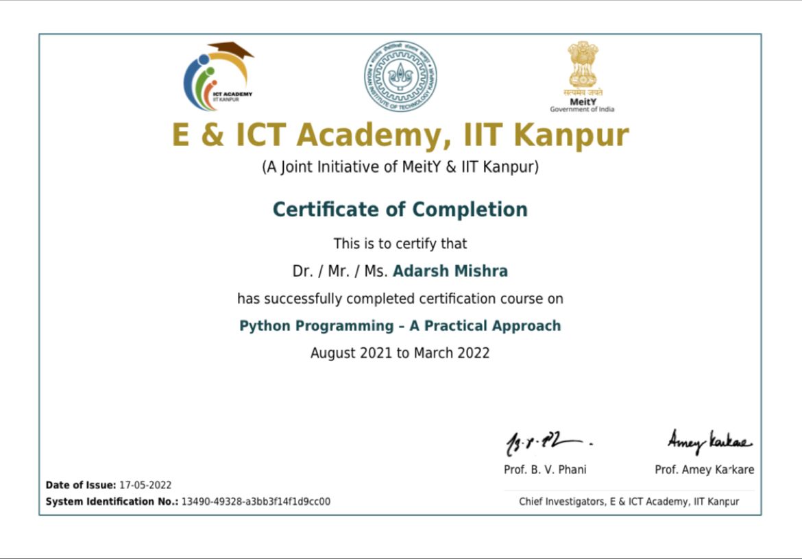 Adarsh Mishra posted on LinkedIn Adarsh Mishra posted on LinkedIn