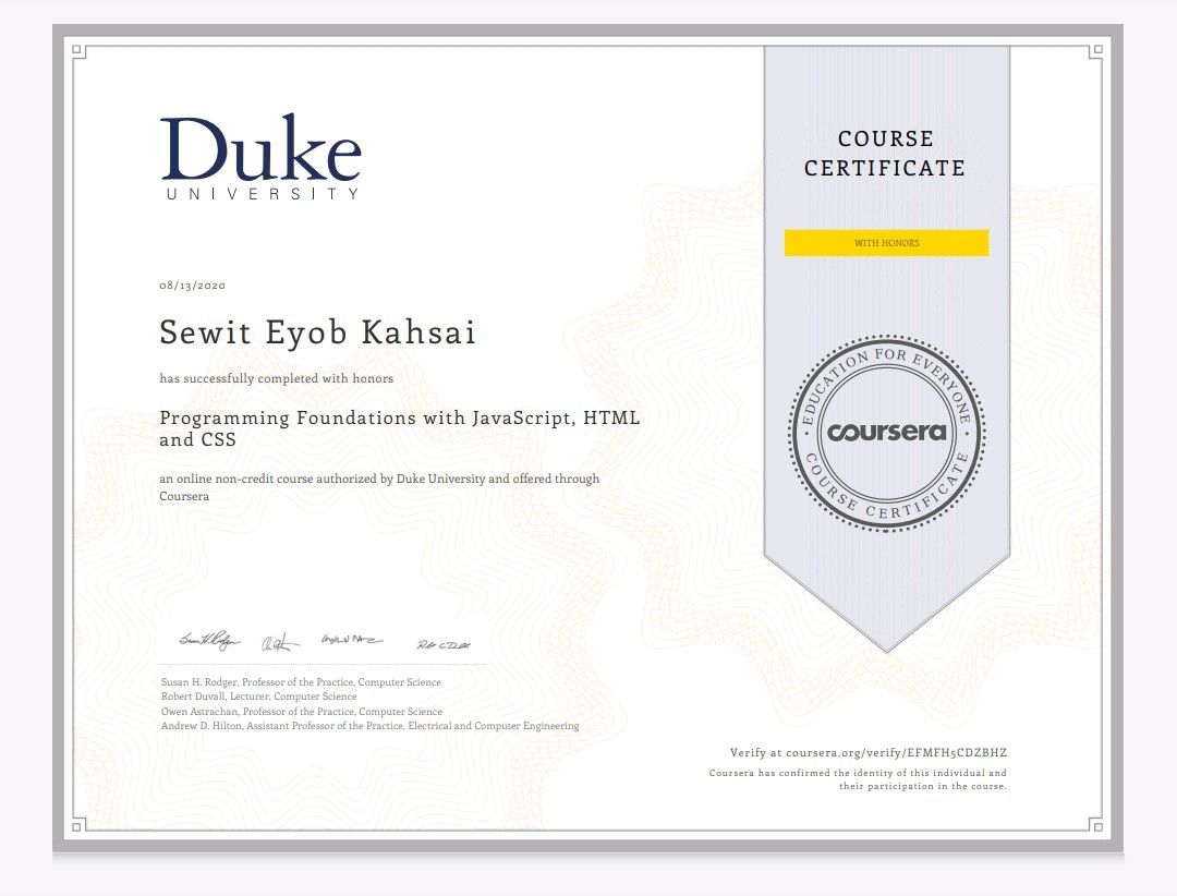 Sewit Eyob Kahsai on LinkedIn: #programming #javascript #html #css #ku ... Sewit Eyob Kahsai on LinkedIn: #programming #javascript #html #css #ku ...