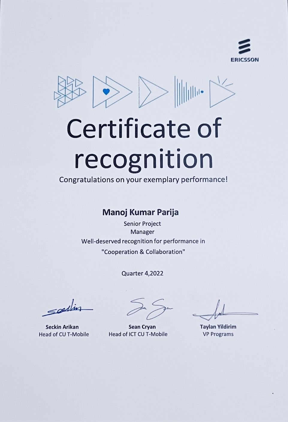 MANOJ KUMAR PARIJA PMP,CSM, ITIL® V3,SPOAC on LinkedIn: I would like to ... MANOJ KUMAR PARIJA PMP,CSM, ITIL® V3,SPOAC on LinkedIn: I would like to ...