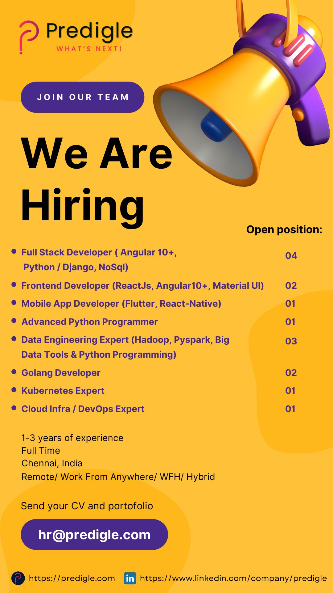 Sowmya V on LinkedIn: #hiring #startup #wfh #wfa #remoteworking # ... Sowmya V on LinkedIn: #hiring #startup #wfh #wfa #remoteworking # ...