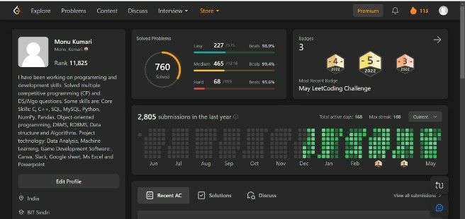 Monu Kumari on LinkedIn: #programming #leetcode #coding #dsa # ... Monu Kumari on LinkedIn: #programming #leetcode #coding #dsa # ...