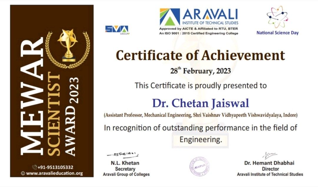 Dr. Chetan Jaiswal on LinkedIn: On the occasion of National Science Day ... Dr. Chetan Jaiswal on LinkedIn: On the occasion of National Science Day ...