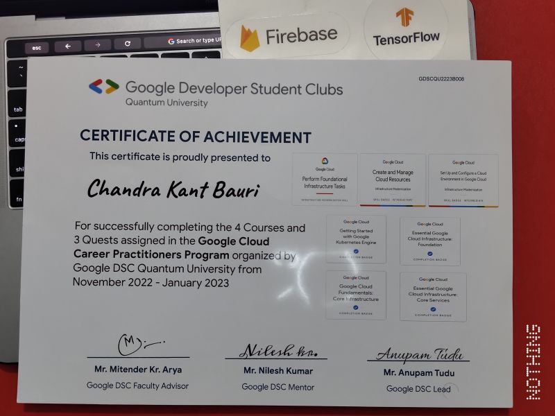 Chandra Kant Bauri on LinkedIn: #connections #gccp #career #google # ... Chandra Kant Bauri on LinkedIn: #connections #gccp #career #google # ...