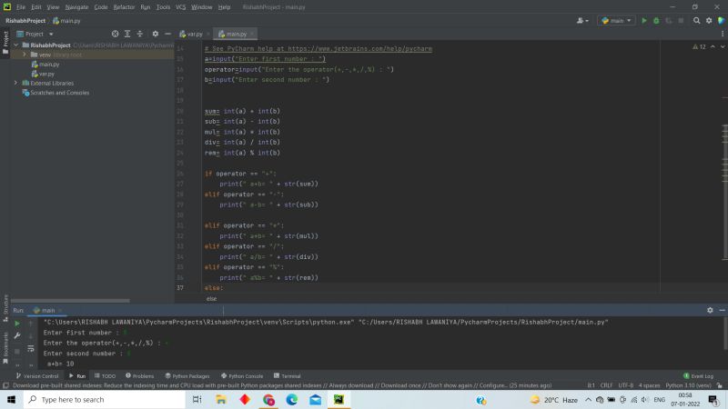 Rishabh Lawaniya on LinkedIn: #pythonprogramming Rishabh Lawaniya on LinkedIn: #pythonprogramming