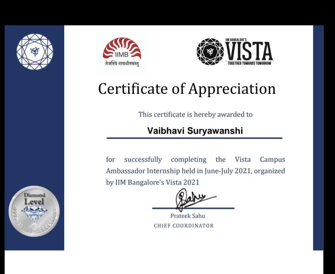 Vaibhavi Suryawanshi on LinkedIn: #opportunity #internship #thankyou # ... Vaibhavi Suryawanshi on LinkedIn: #opportunity #internship #thankyou # ...