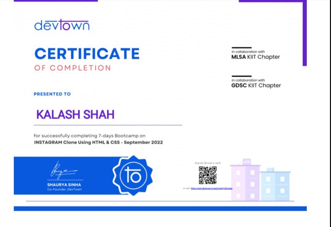 Kalash Shah on LinkedIn: #instagram #css #html #devtown #webdevelopment ... Kalash Shah on LinkedIn: #instagram #css #html #devtown #webdevelopment ...