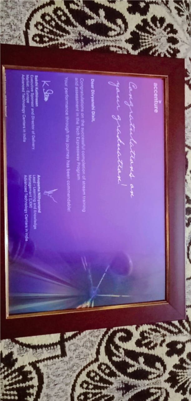 Divyanshi Dixit on LinkedIn: #accentureindia #accenturetechnology #sap ... Divyanshi Dixit on LinkedIn: #accentureindia #accenturetechnology #sap ...