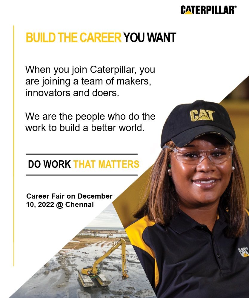 Shreya G Ram on LinkedIn: #caterpillar #careerfair #chennai #register # ... Shreya G Ram on LinkedIn: #caterpillar #careerfair #chennai #register # ...