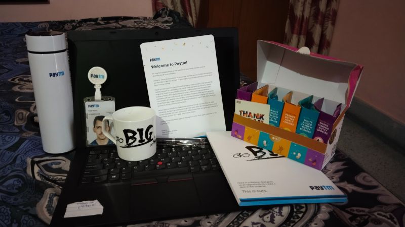 Yash Mishra on LinkedIn: #paytm #welcomekit Yash Mishra on LinkedIn: #paytm #welcomekit