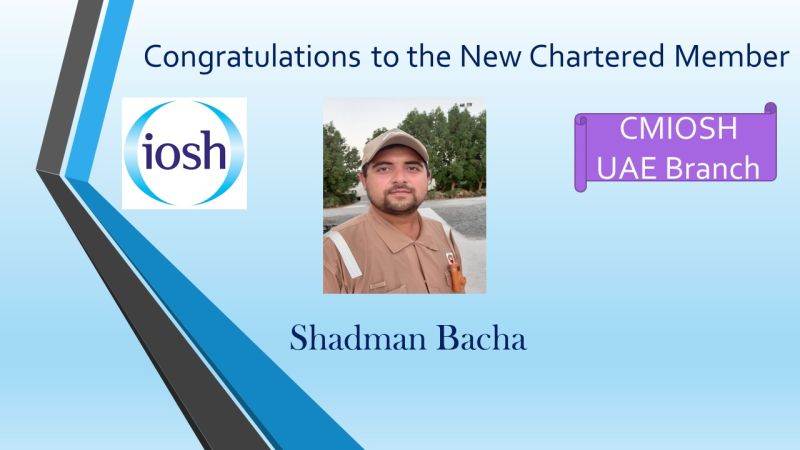 Shahan Bacha, CSP, CMIOSH on LinkedIn: #iosh #cmiosh Shahan Bacha, CSP, CMIOSH on LinkedIn: #iosh #cmiosh