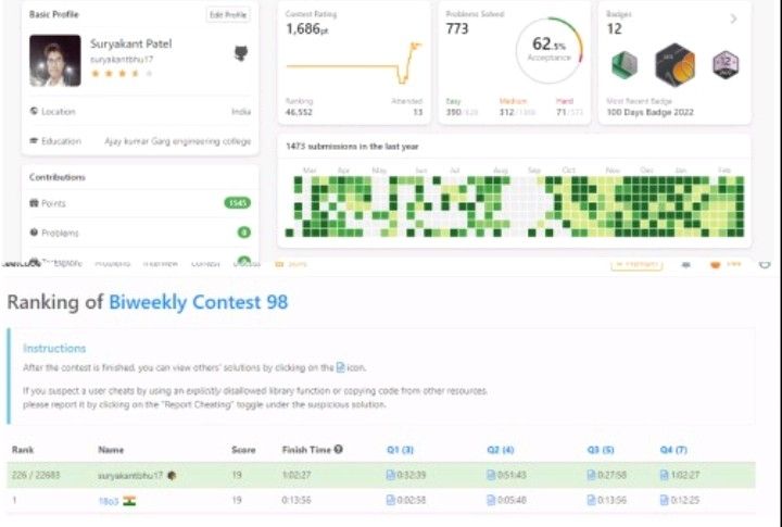 Suryakant Patel on LinkedIn: #dsacoding #leetcode2023 # ... Suryakant Patel on LinkedIn: #dsacoding #leetcode2023 # ...