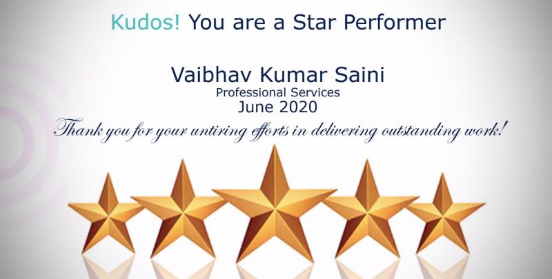 Vaibhav Kumar Saini on LinkedIn: It feels great when you are recognized ... Vaibhav Kumar Saini on LinkedIn: It feels great when you are recognized ...