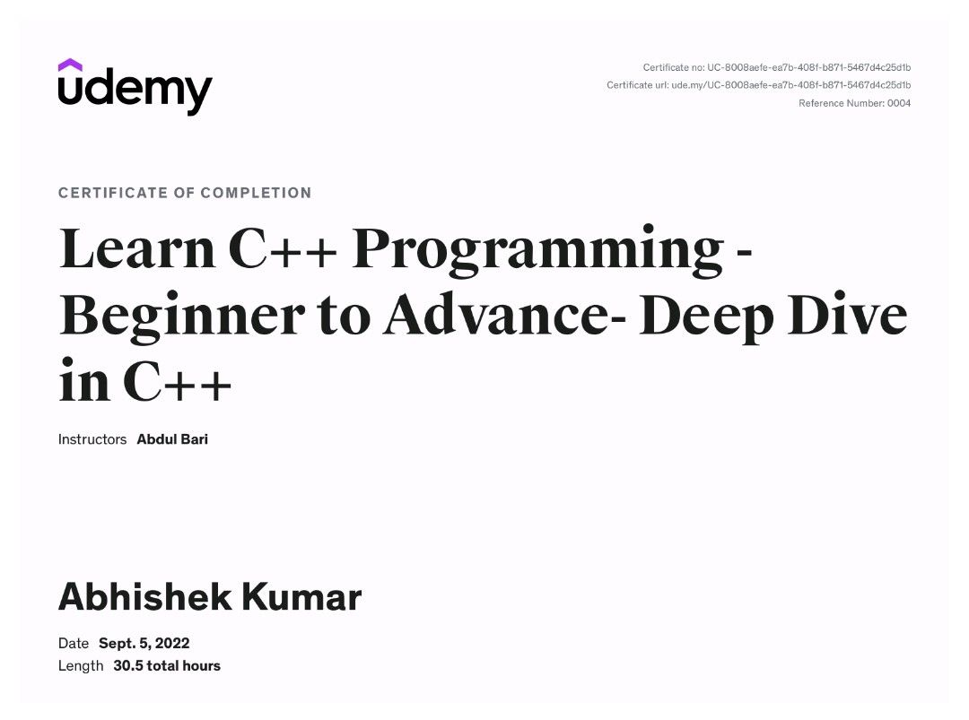 Abhishek Kumar on LinkedIn: #programming #cpp #experience #vitbhopalmca ... Abhishek Kumar on LinkedIn: #programming #cpp #experience #vitbhopalmca ...