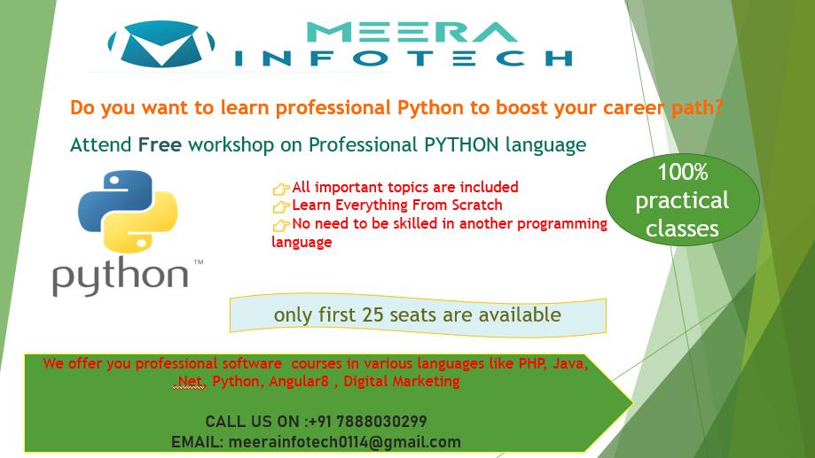 Anita Gaikwad on LinkedIn: #freeworkshop #pythonprogramming Anita Gaikwad on LinkedIn: #freeworkshop #pythonprogramming
