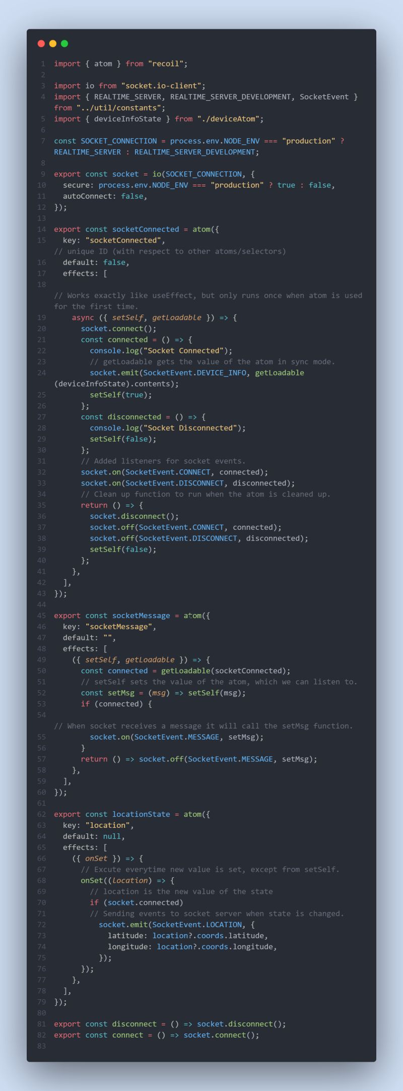 Saqlain Riaz on LinkedIn: #react #socketio #reactrecoil #recoil #socket ... Saqlain Riaz on LinkedIn: #react #socketio #reactrecoil #recoil #socket ...