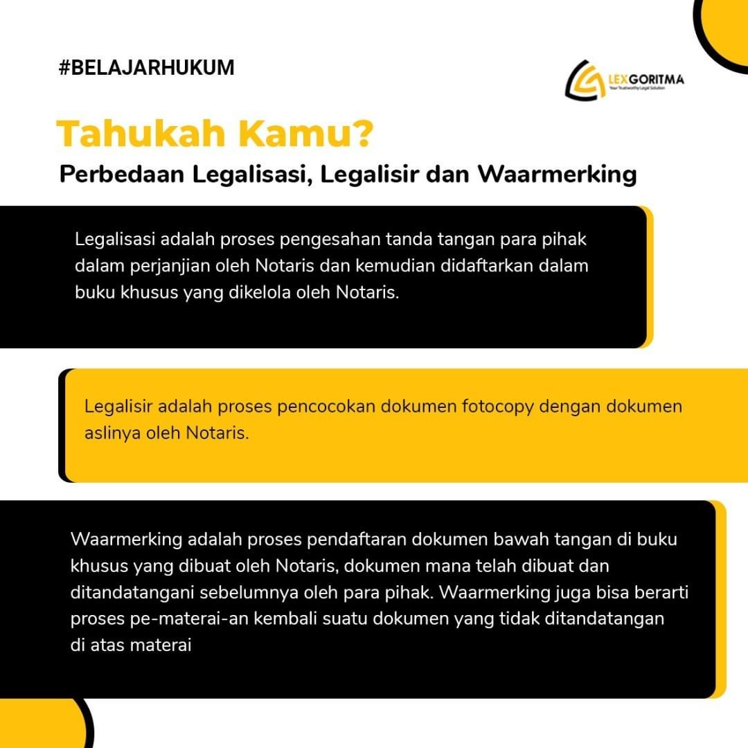 LexGoritma on LinkedIn: Pernahkah kamu mendengar istilah legalisir ... LexGoritma on LinkedIn: Pernahkah kamu mendengar istilah legalisir ...