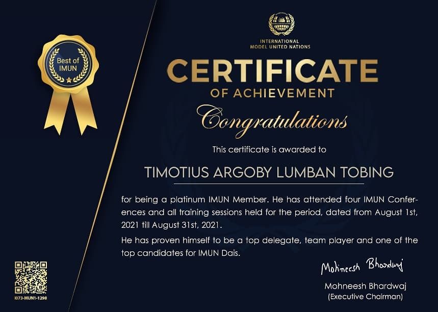 Timotius Argoby Lumban Tobing on LinkedIn: Certificate of appreciation ... Timotius Argoby Lumban Tobing on LinkedIn: Certificate of appreciation ...
