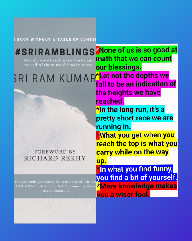 Sonu Goswami on LinkedIn: Sri Ram Kumar C Words, words and more words ... Sonu Goswami on LinkedIn: Sri Ram Kumar C Words, words and more words ...