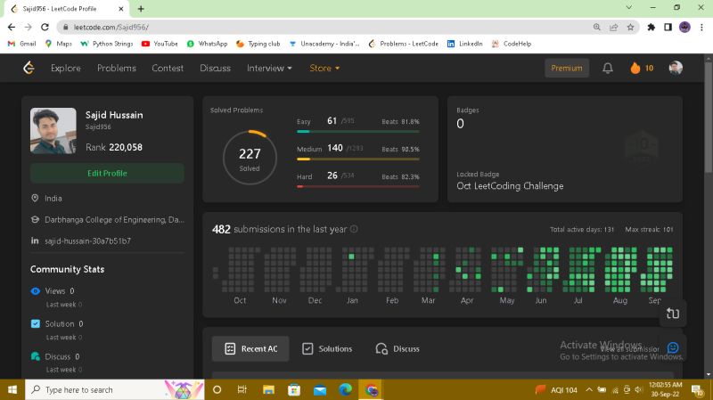 SAJID HUSSAIN on LinkedIn: #365daychallenge #leetcode #coding # ... SAJID HUSSAIN on LinkedIn: #365daychallenge #leetcode #coding # ...