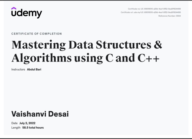 Vaishnavi Desai on LinkedIn: #programming #data #algorithms #dsa # ... Vaishnavi Desai on LinkedIn: #programming #data #algorithms #dsa # ...