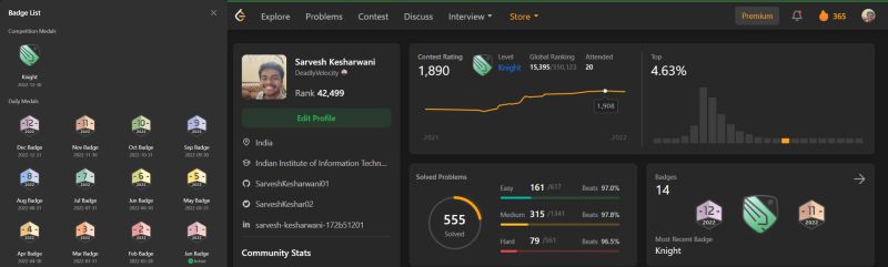 Sarvesh Kesharwani on LinkedIn: #leetcode #dsa #cp #365daysofcode # ... Sarvesh Kesharwani on LinkedIn: #leetcode #dsa #cp #365daysofcode # ...