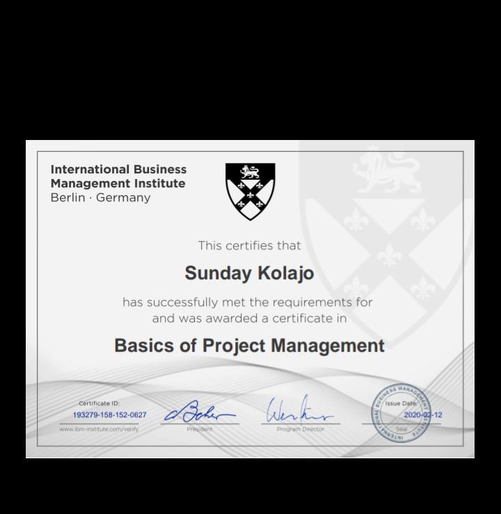 Sunday Kolajo on LinkedIn: #intentionalleadership #pmpcertification # ... Sunday Kolajo on LinkedIn: #intentionalleadership #pmpcertification # ...