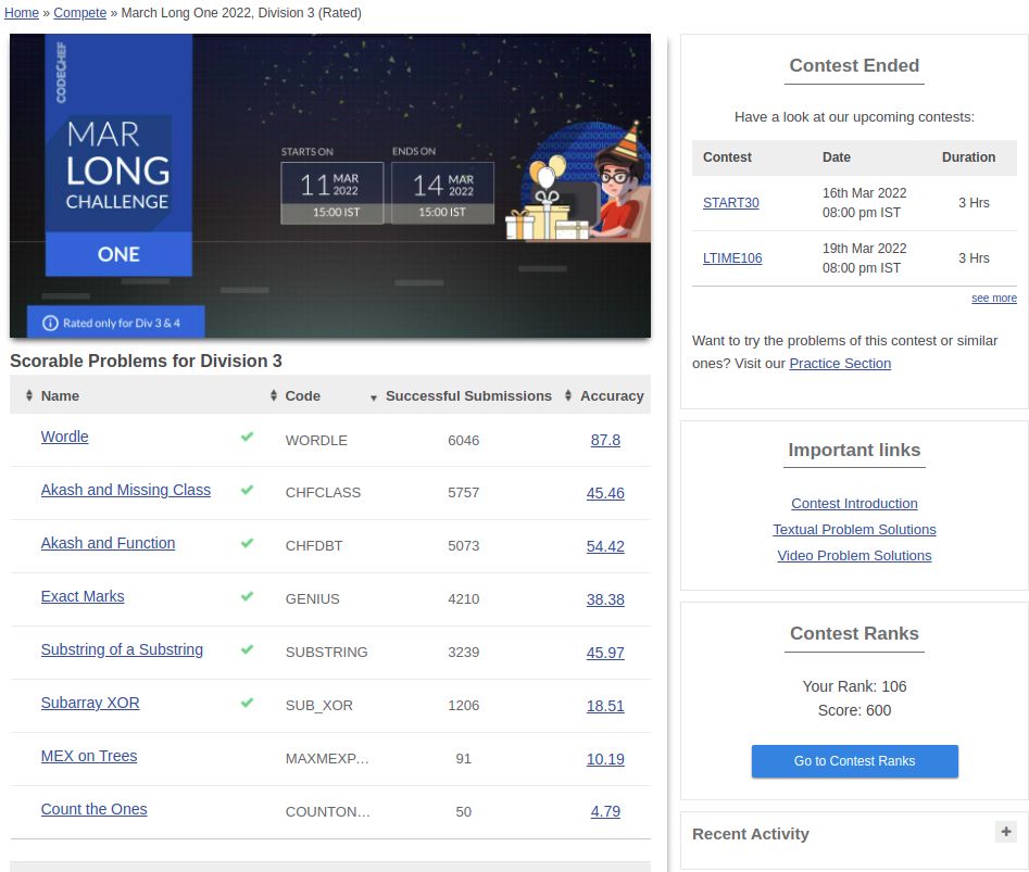 Krushna Nagare on LinkedIn: #connections #codechef Krushna Nagare on LinkedIn: #connections #codechef